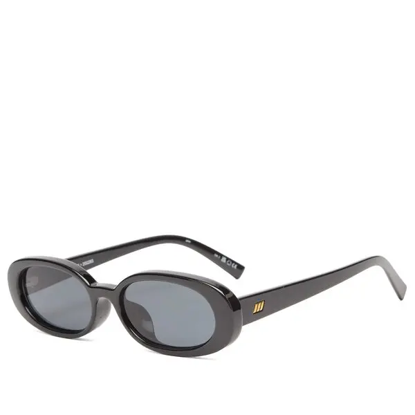 Le Specs Outta Love + Sunglasses - Black/smoke Mono