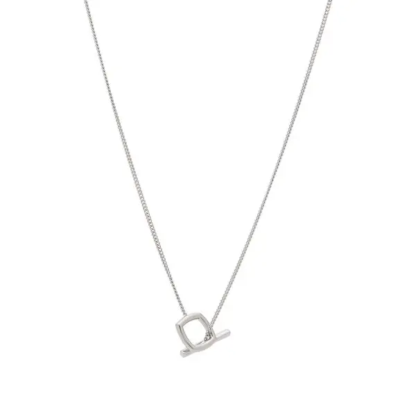 Tom Wood Frame 20.5" Pendant Necklace - Silver