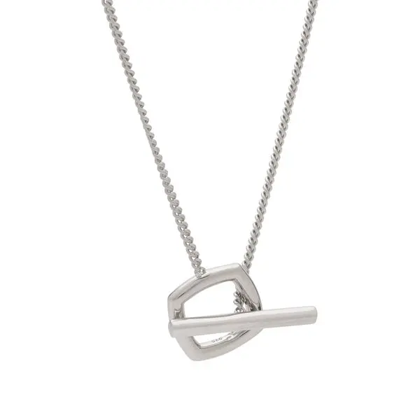 Tom Wood Frame 20.5" Pendant Necklace - Silver