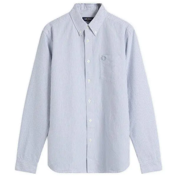 Fred Perry Oxford Stripe Shirt - Blue/white