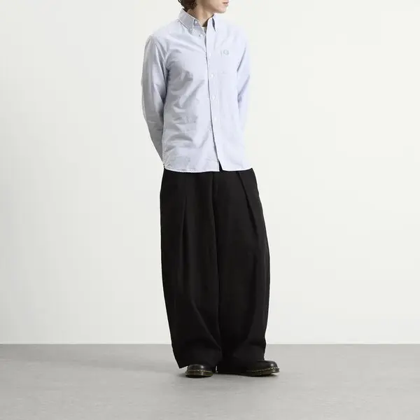 Fred Perry Oxford Stripe Shirt - Blue/white