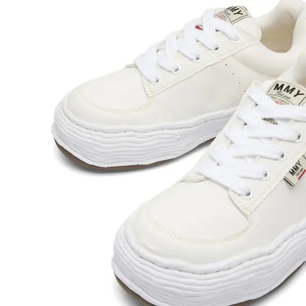 Mihara Yasuhiro Oliver Original Sole Canvas Low-top Sneaker - White