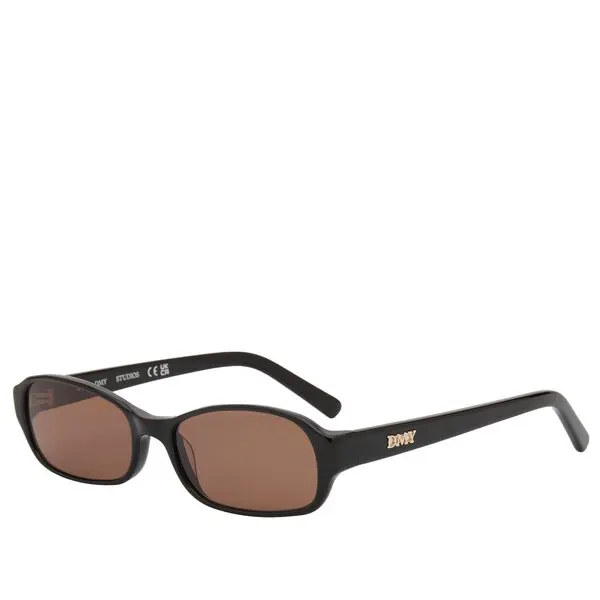 DMY STUDIOS Juno Rectangle Sunglasses - Black