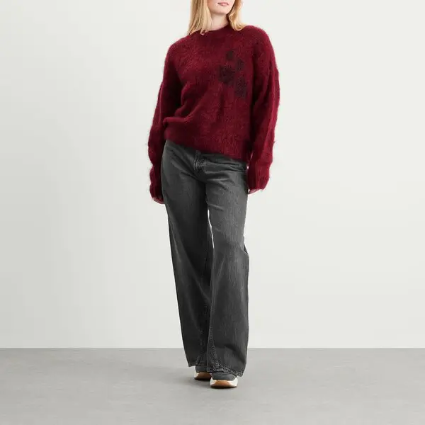 Isabel Marant Étoile Mirella Fluffy Logo Knit