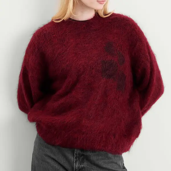 Isabel Marant Étoile Mirella Fluffy Logo Knit