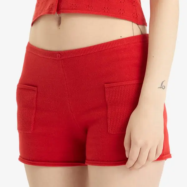 PEACHY DEN Marie Knit Shorts