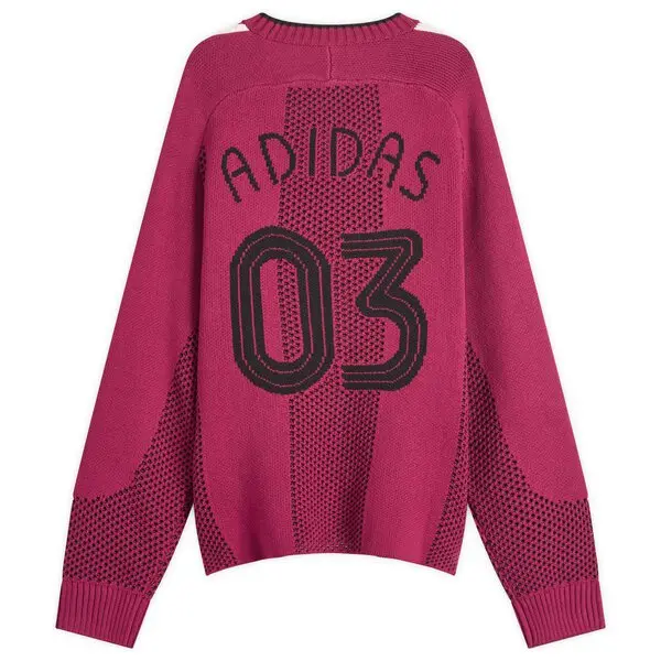 Adidas Adicolor Pullover Knit - Legacy Burgundy