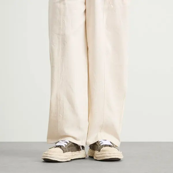 Mihara Yasuhiro Peterson 23 Embroidery Vintage Low Sneakers - Khaki