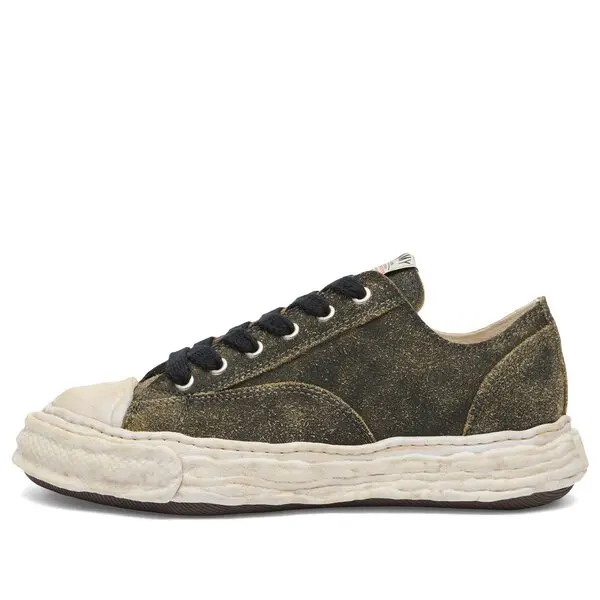 Mihara Yasuhiro Peterson 23 Vintage Suede Low-top Sneakers - Black