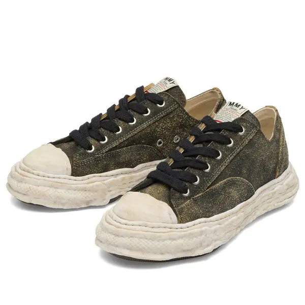 Mihara Yasuhiro Peterson 23 Vintage Suede Low-top Sneakers - Black