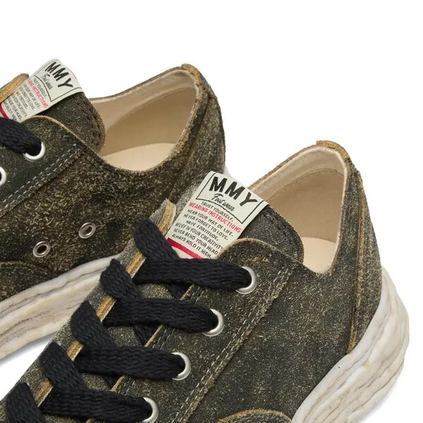 Mihara Yasuhiro Peterson 23 Vintage Suede Low-top Sneakers - Black