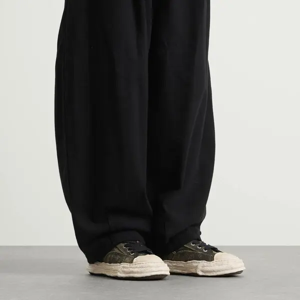 Mihara Yasuhiro Peterson 23 Vintage Suede Low-top Sneakers - Black
