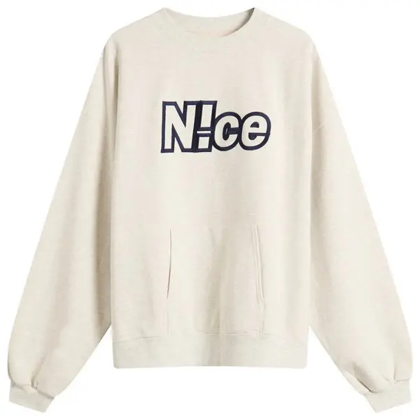 N!CE Embroidered Logo Sweatshirt