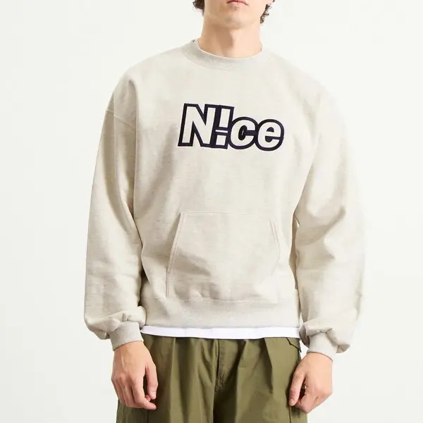 N!CE Embroidered Logo Sweatshirt