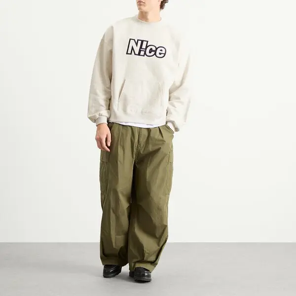N!CE Embroidered Logo Sweatshirt