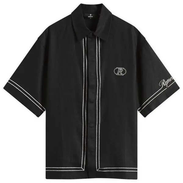 REPRESENT Border Vacation Shirt - Jet Black