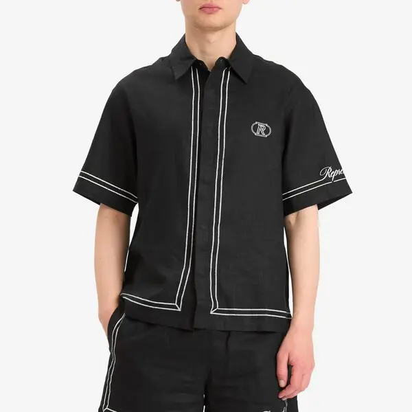 REPRESENT Border Vacation Shirt - Jet Black