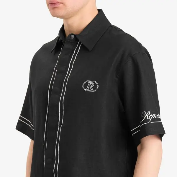 REPRESENT Border Vacation Shirt - Jet Black