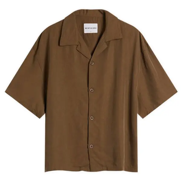 MKI MIYUKI ZOKU Sandwash Cupro Vacation Shirt - Brown