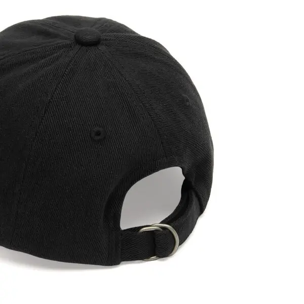 Acne Studios Cuddy Autograph Logo Cap - Black