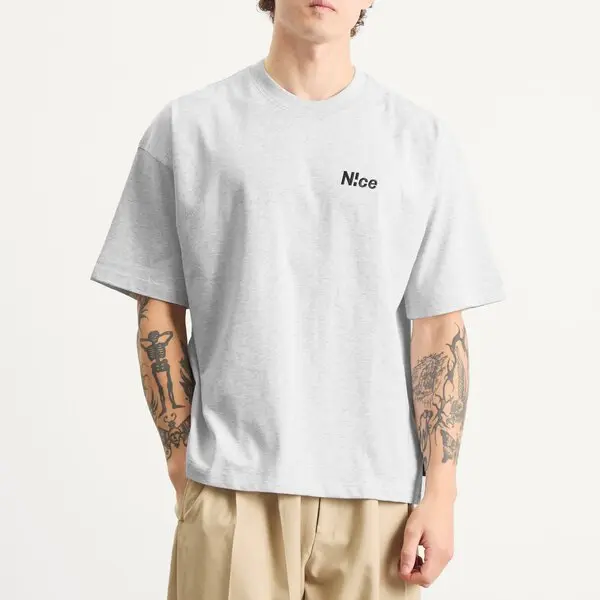 N!CE Embroidered Logo T-shirt