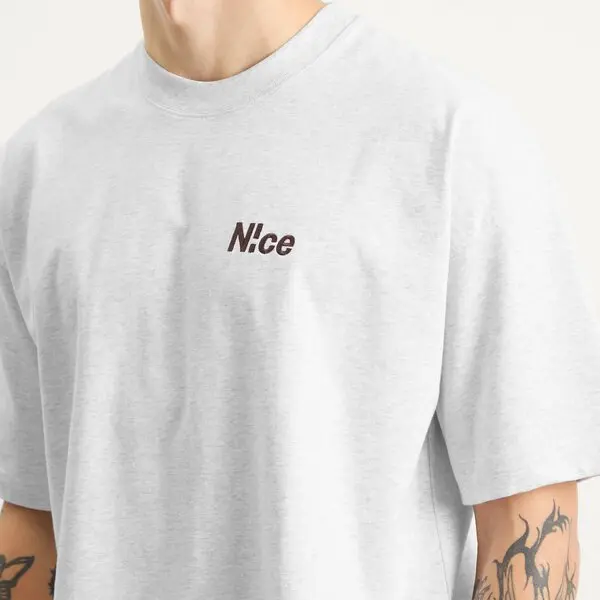N!CE Embroidered Logo T-shirt