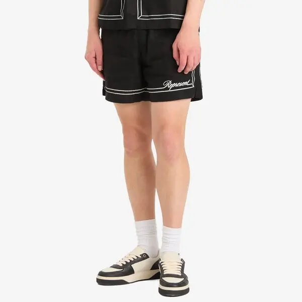 REPRESENT Border Vacation Short - Jet Black