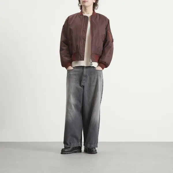 BEAMS Balloon Wide Denim Jeans