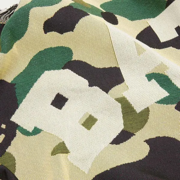 A Bathing Ape 1st Camo Jacquard Blanket - Yellow | Editorialist