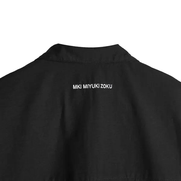 MKI MIYUKI ZOKU Washed Cotton Nylon Track Jacket