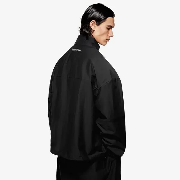 MKI MIYUKI ZOKU Washed Cotton Nylon Track Jacket