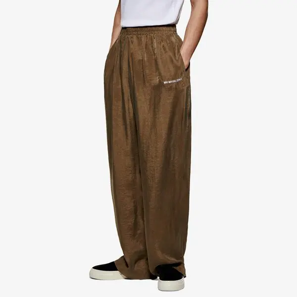 MKI MIYUKI ZOKU Sandwash Cupro Wide Leg Trousers