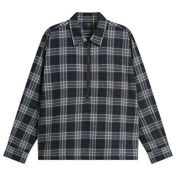 BEAMS Half Zip Pullover Shirt