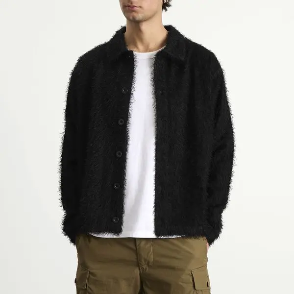 BEAMS Fringe Overshirt