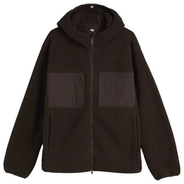 REPRESENT 247 247 Borg Fleece Jacket - Chocolate Torte