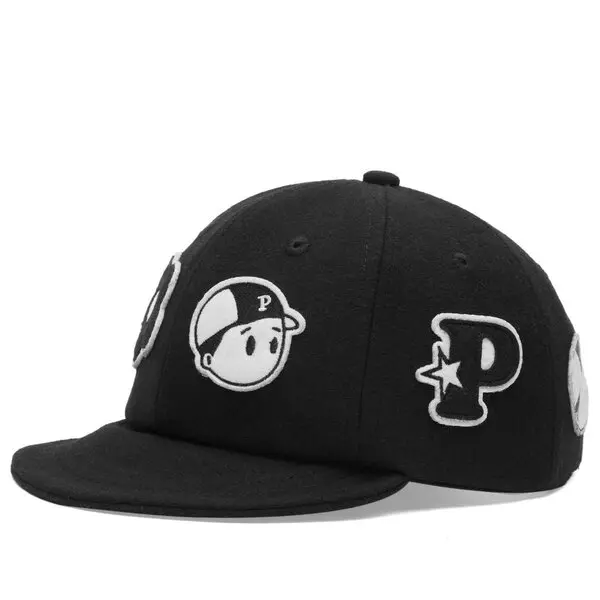 PAWA SPEED SPORTS Monogram P Cap - Black