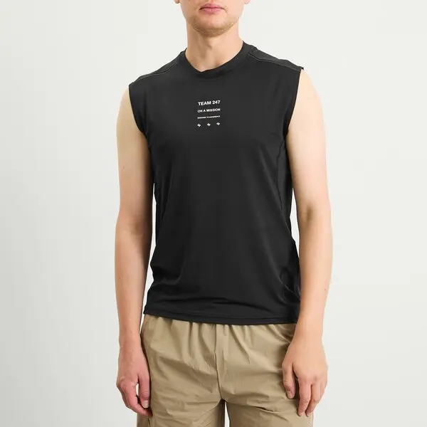 REPRESENT 247 Mesh Runner Tank T-shirt