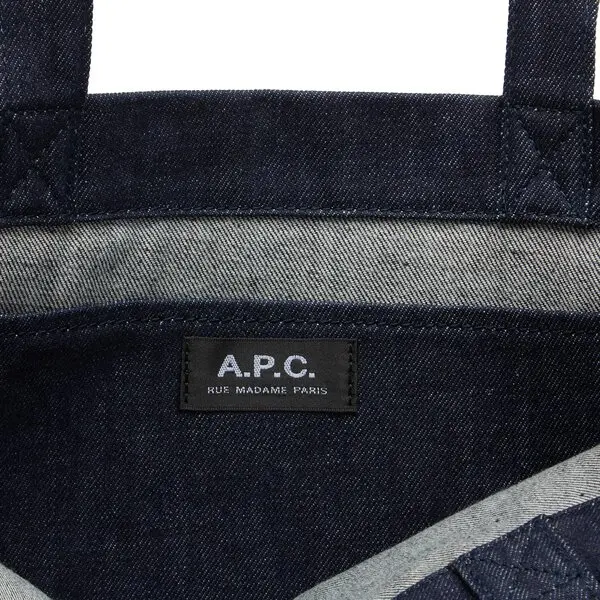 A.p.c. Laure Denim Tote Bag - Indigo