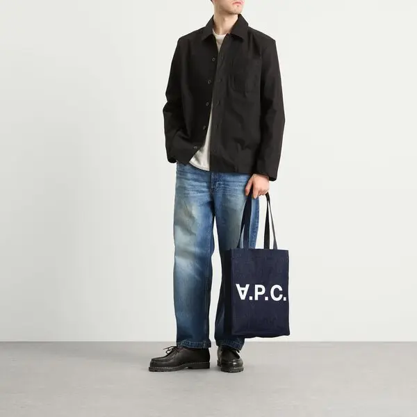 A.p.c. Laure Denim Tote Bag - Indigo