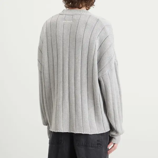 ABOUT:BLANK Rib Knit Crewneck - Grey