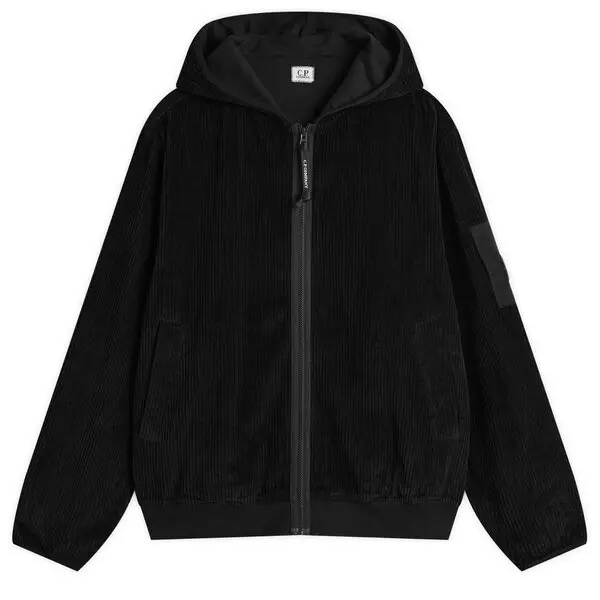 C.P. COMPANY Corduroy Lens Zip Hoodie