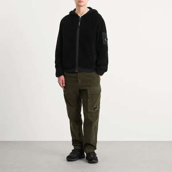 C.P. COMPANY Corduroy Lens Zip Hoodie