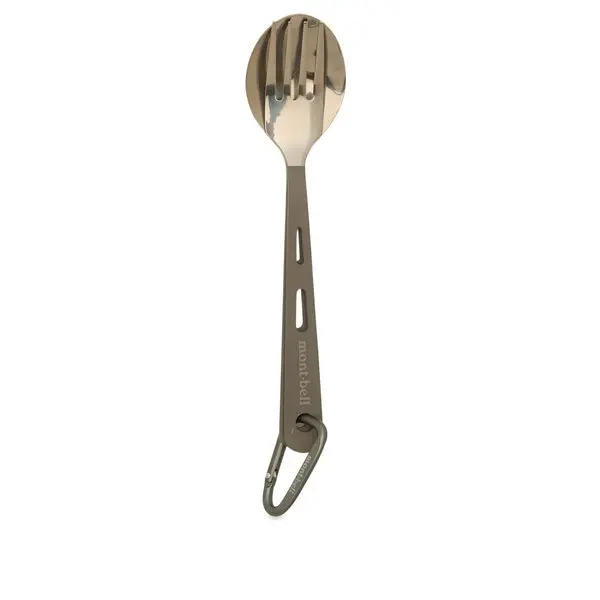 MONTBELL Titanium Spoon And Fork Set - Silver