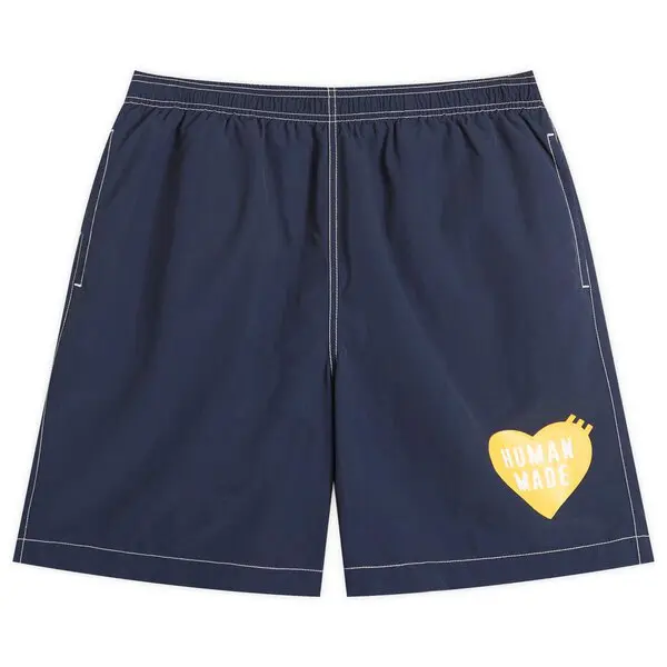 HUMAN MADE Heart Swim Shorts - Navy