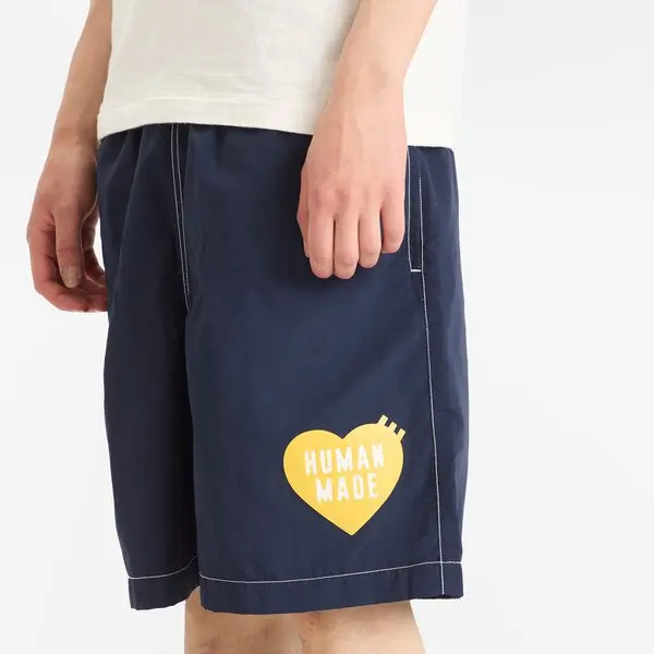 HUMAN MADE Heart Swim Shorts - Navy