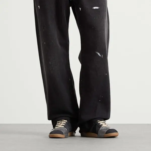 MAISON MARGIELA Repaired Replica Sneaker - Black/silver