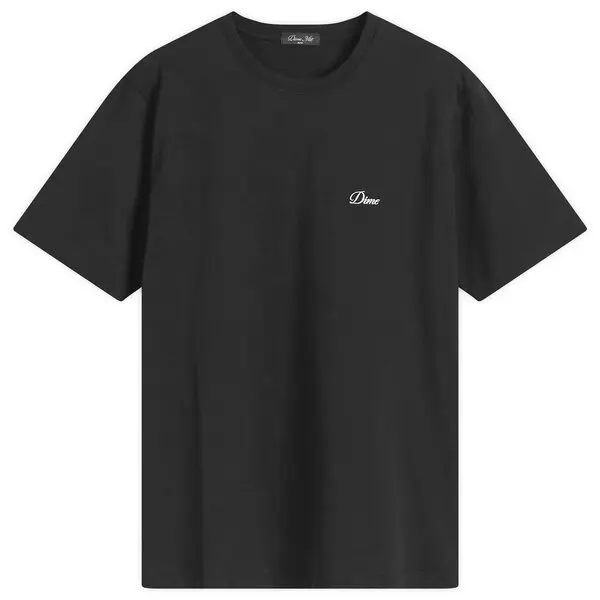 DIME Cursive Logo T-shirt - Black
