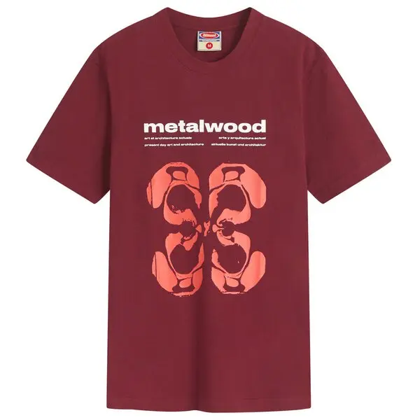 METALWOOD STUDIO Rorschach T-shirt - Maroon