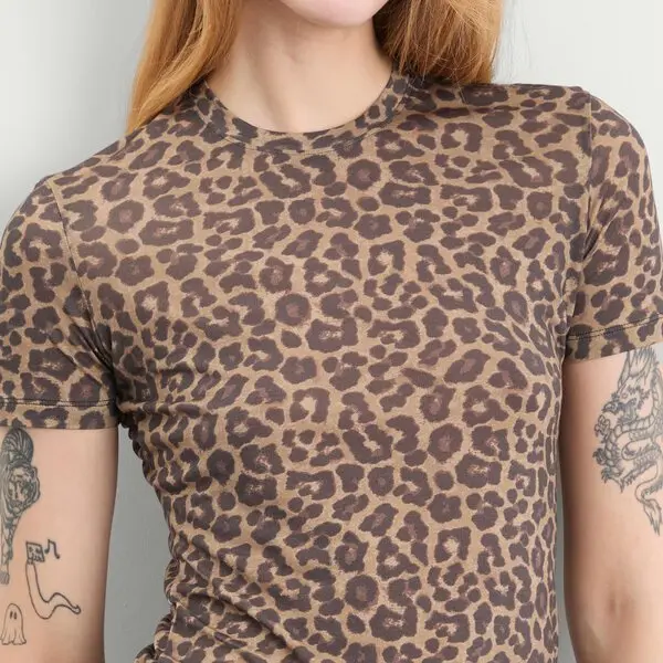 ANINE BING Sylvie T-shirt - Leopard