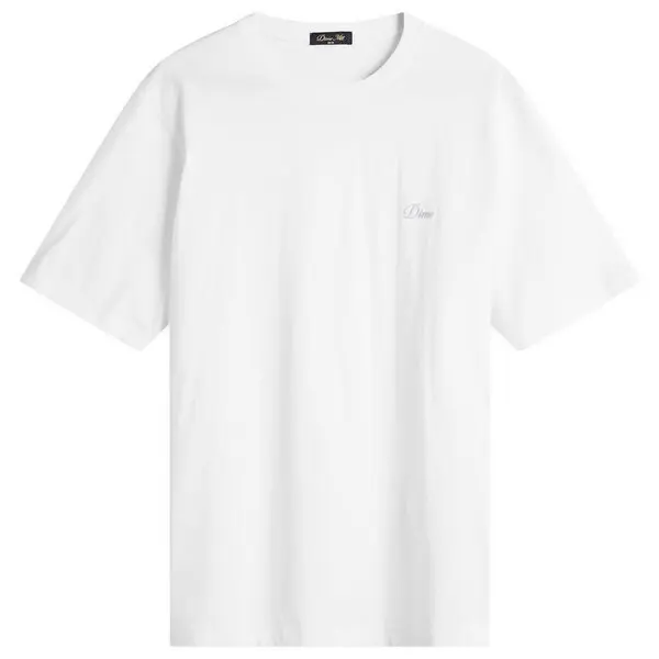 DIME Cursive Logo T-shirt - White